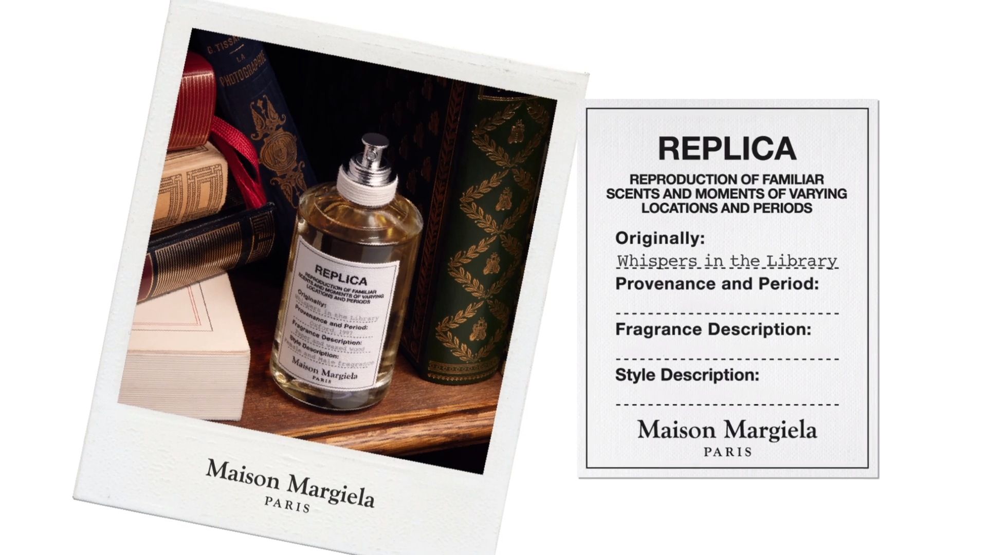 Maison Margiela Replica Whispers In The Library – The 18th Perfume