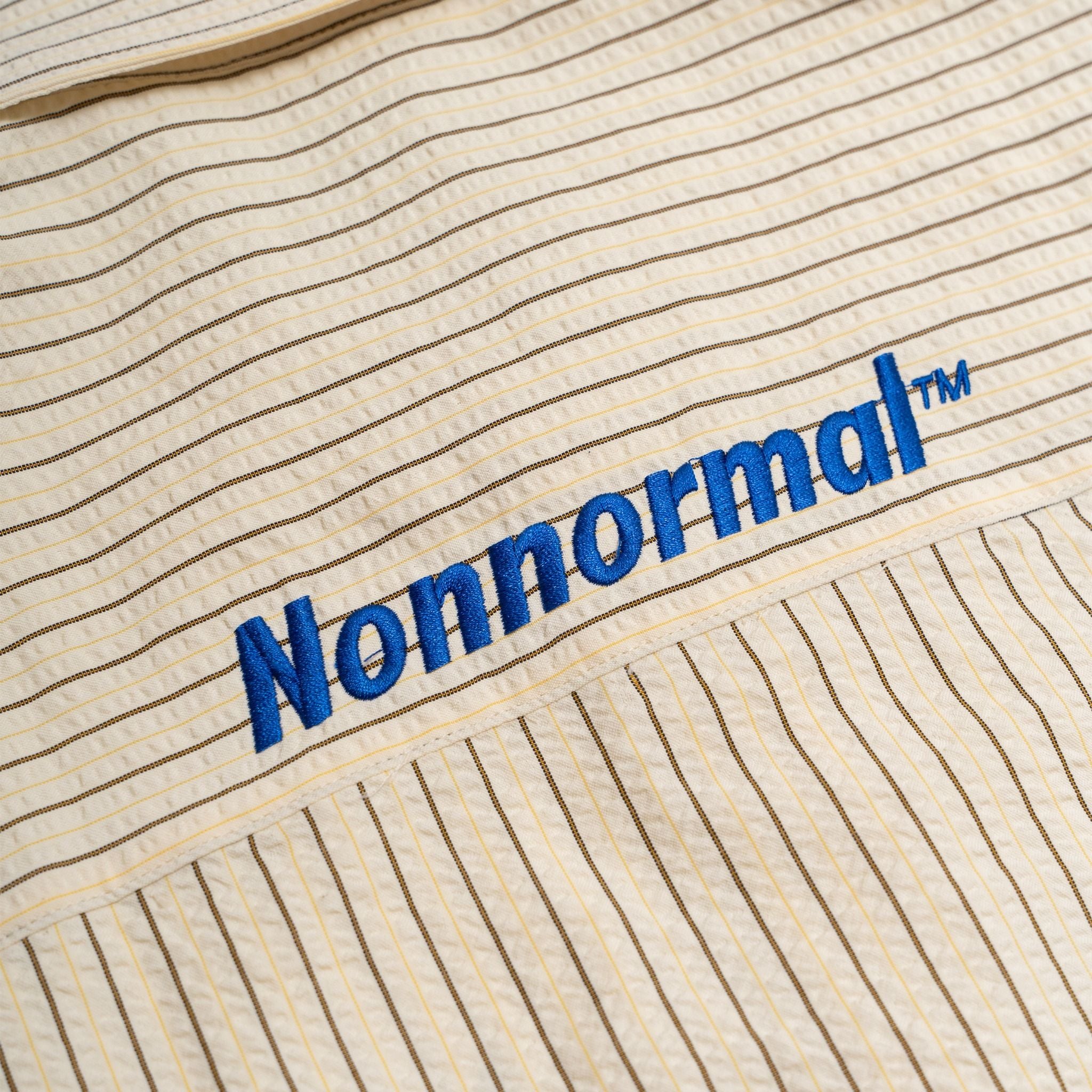 BOXY STRIPED SHIRT - YELLOW – Nonnormal Studio