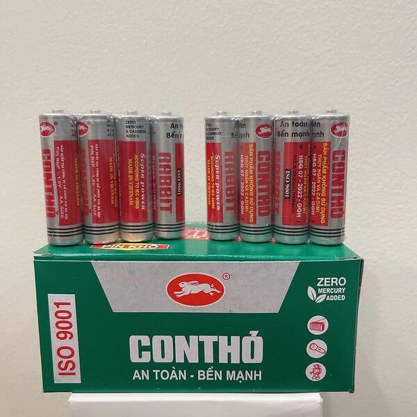 Pin tiểu con thỏ – Văn phòng phẩm Hưng Nghĩa