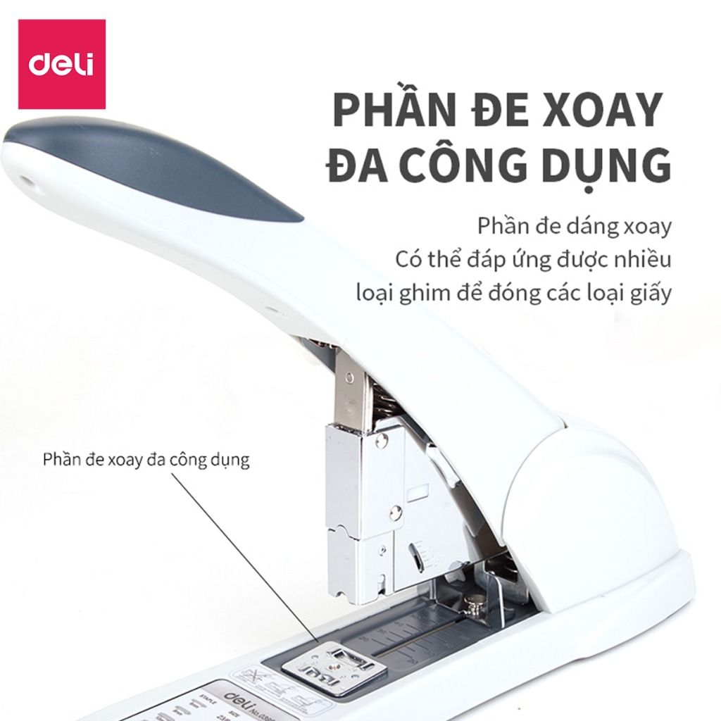 Dập ghim đại Deli 0395 (240tr) – Văn phòng phẩm Hưng Nghĩa