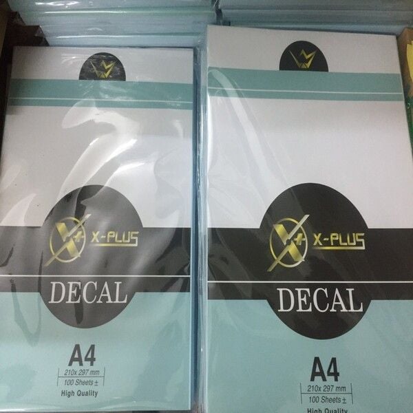 Decan A4 đế xanh (100 tờ/ tập) Xplus – Văn phòng phẩm Hưng Nghĩa