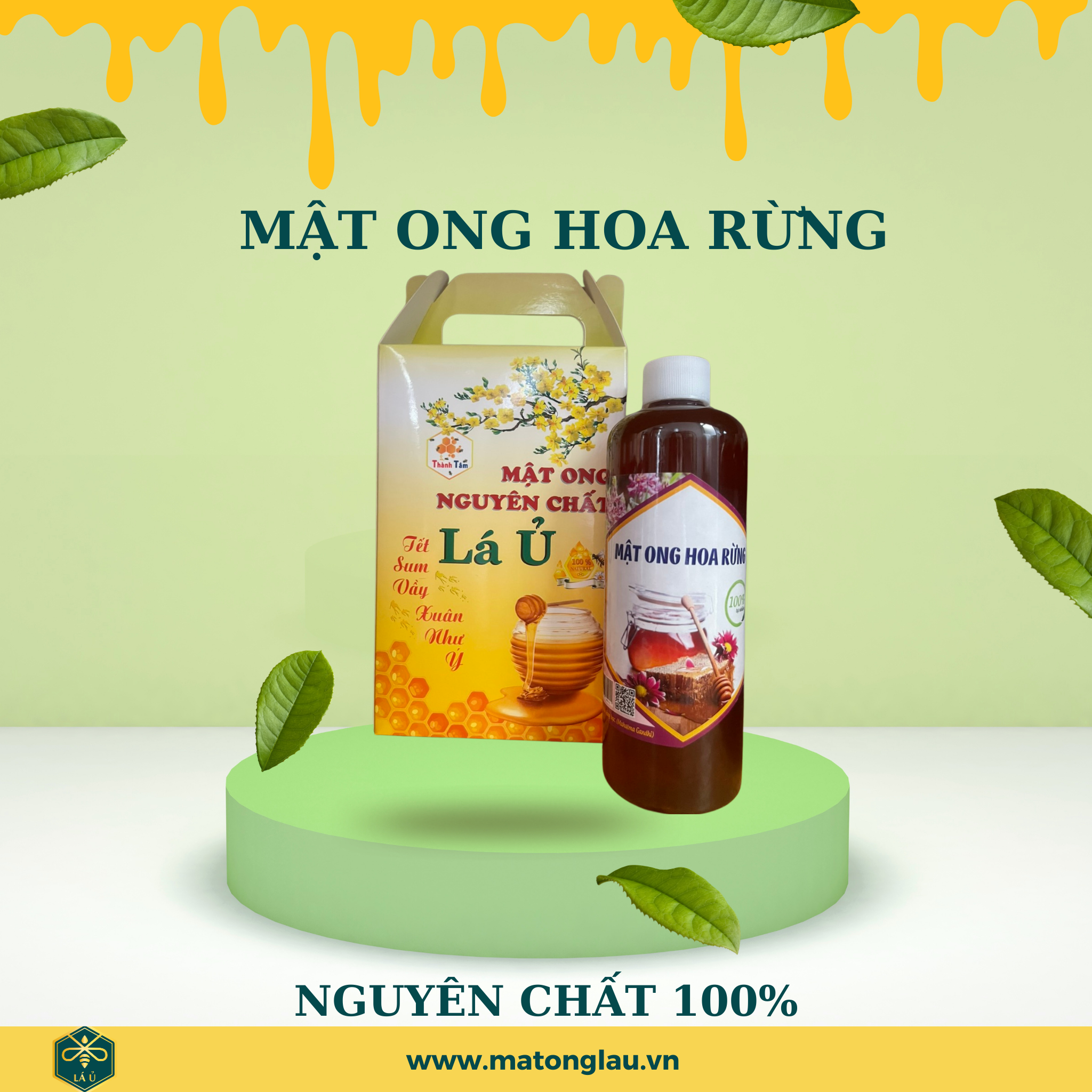 Mật ong hoa rừng – MẬT ONG LÁ Ủ