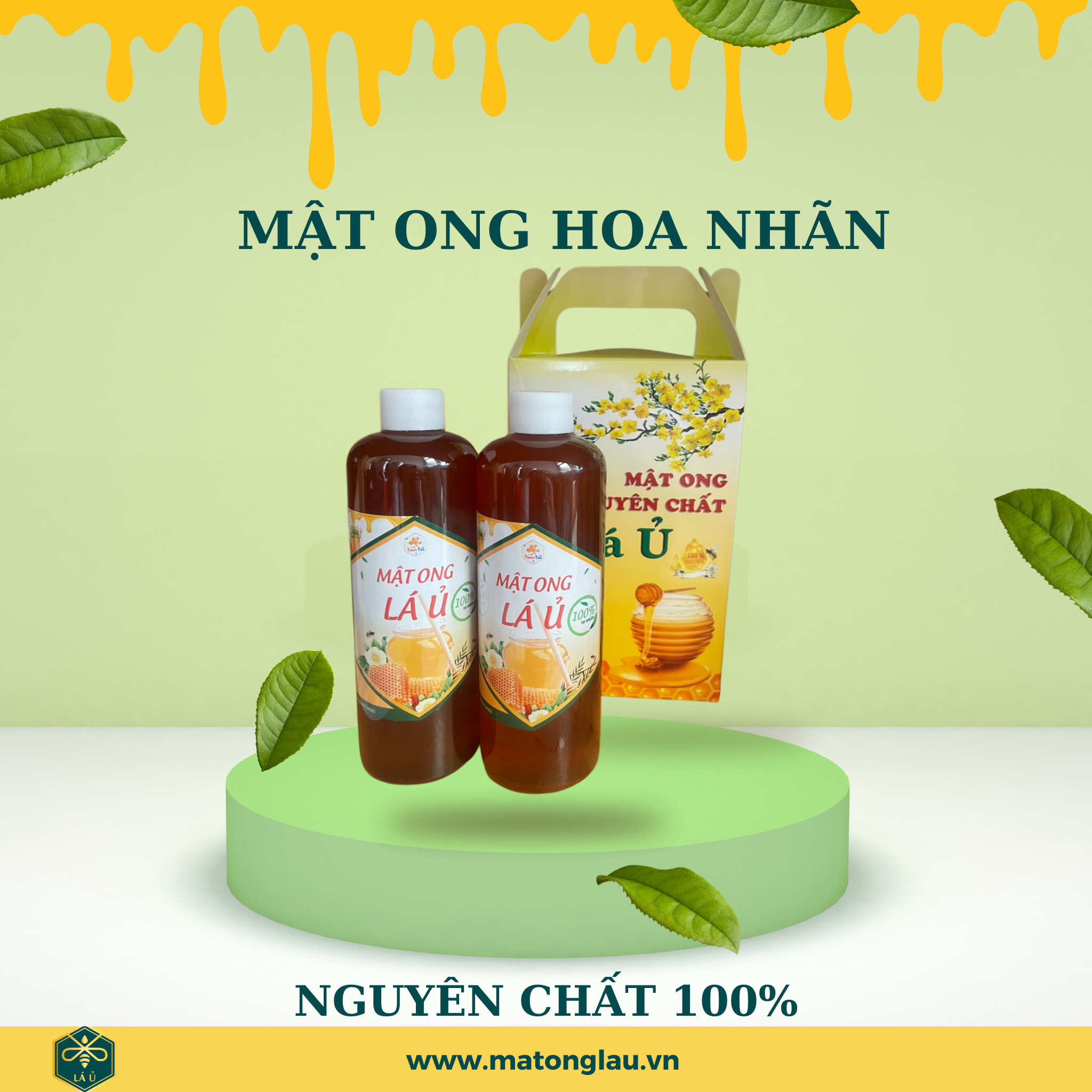 Mật ong hoa nhãn – MẬT ONG LÁ Ủ