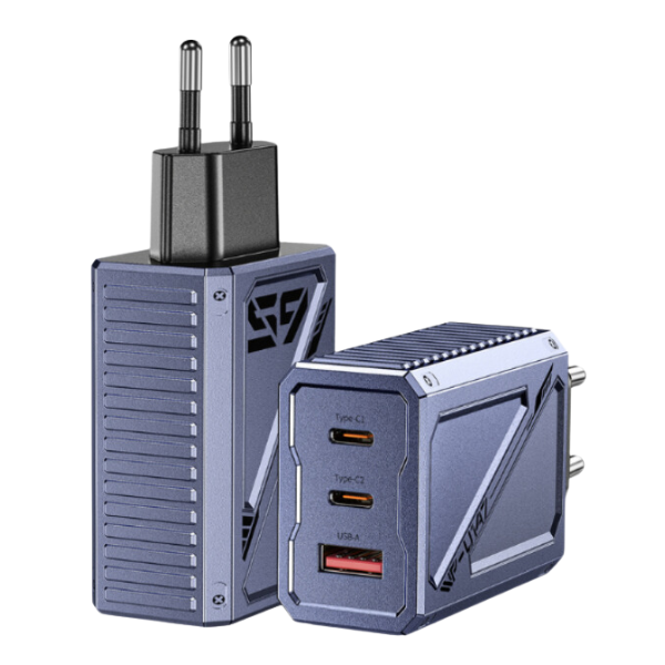 Củ sạc nhanh 3 cổng Wekome WP-U147 65W GaN
