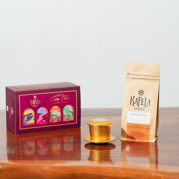 Set Cà phê Phin truyền thống + Phin – Kafela Coffee