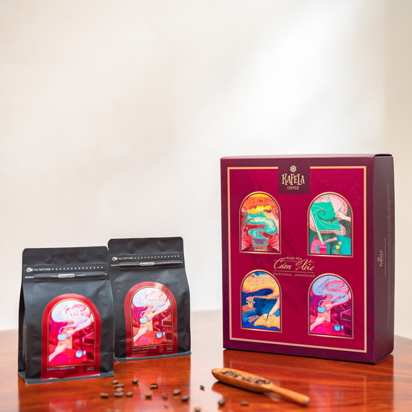Bộ quà tặng Espresso Kafela Signature – Kafela Coffee