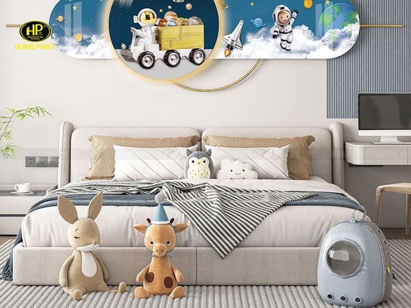 Giường Ngủ Đẹp Cho Bé GD-74 – Nội Thất Hưng Phát SG
