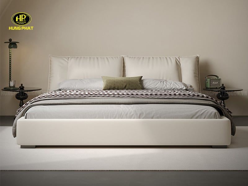 Giường Ngủ Bọc Da Hiện Đại GD-60 – Nội Thất Hưng Phát SG
