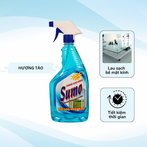 Nước Lau Kính Sumo 800ml - Màu Xanh Dương – SUMO CO., LTD