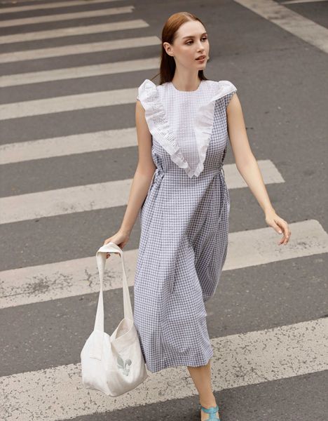 Đầm Lily Maid caro đậm – COSETTE VIETNAM