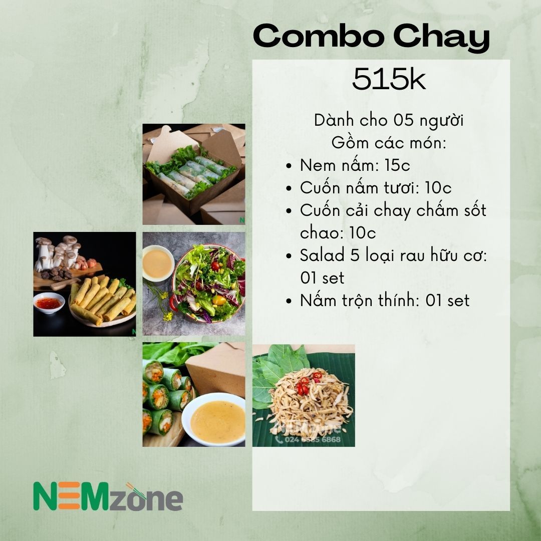 Combo Món Chay – NemZone