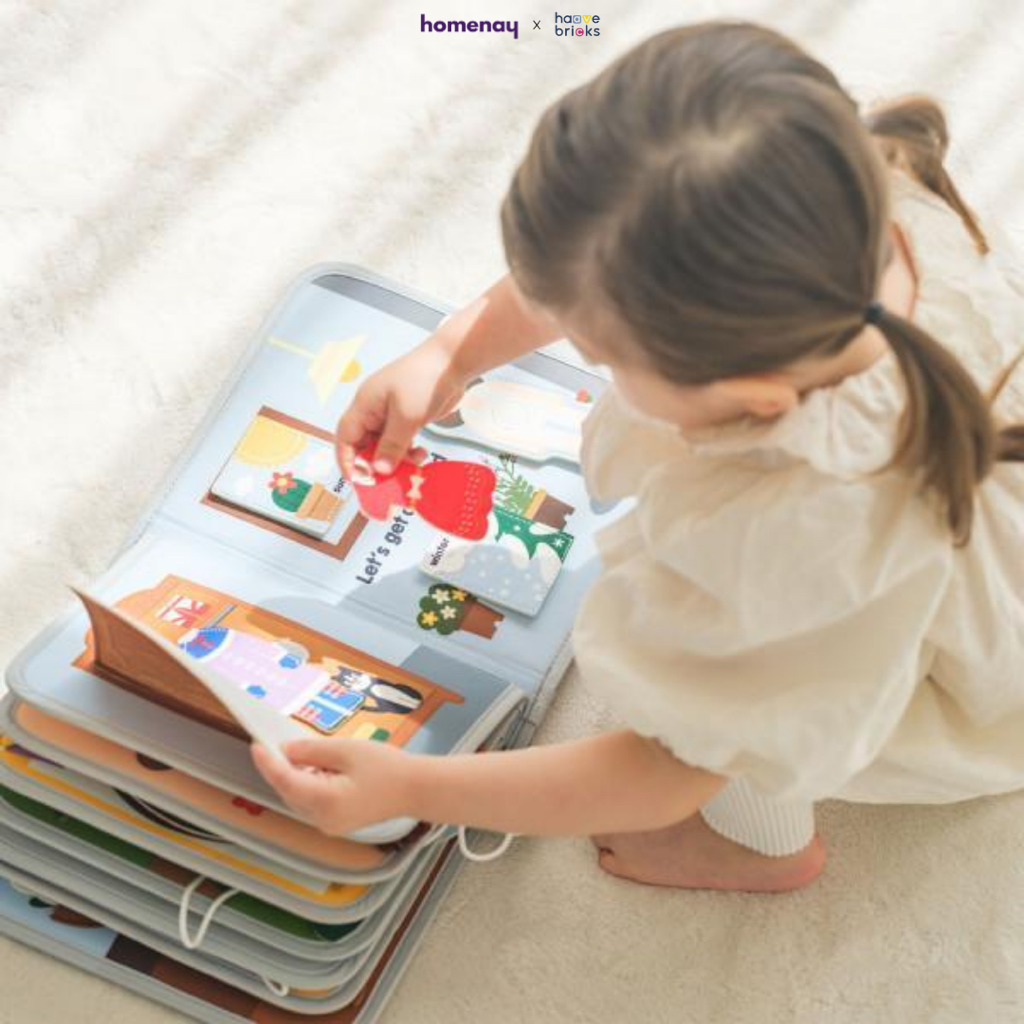 Sách phát triển trí não sớm cho trẻ Haave Bricks – HOMENAY