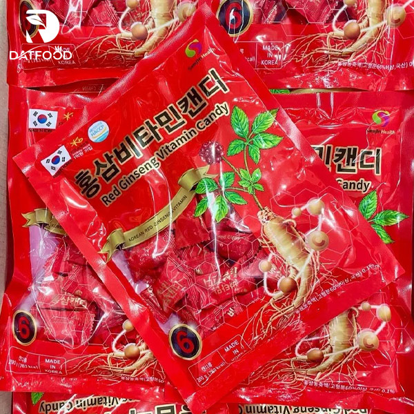 Kẹo sâm Vitamin Samjin Hàn Quốc gói 200g – Đạt Food
