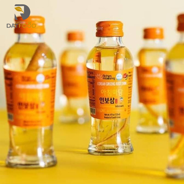 Nước hồng sâm có củ Achimmadang Hàn Quốc 120ml x 10 chai – Đạt Food