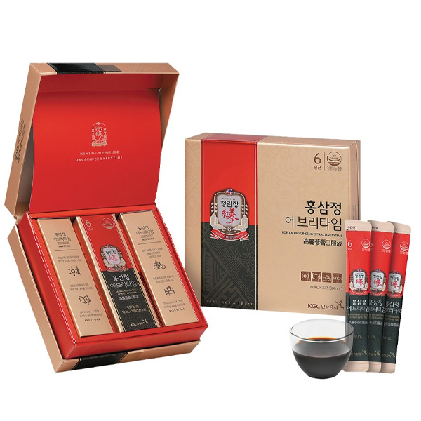 Nước hồng sâm KGC Everytime Origin Hàn Quốc hộp 30 gói x 10ml – Đạt Food
