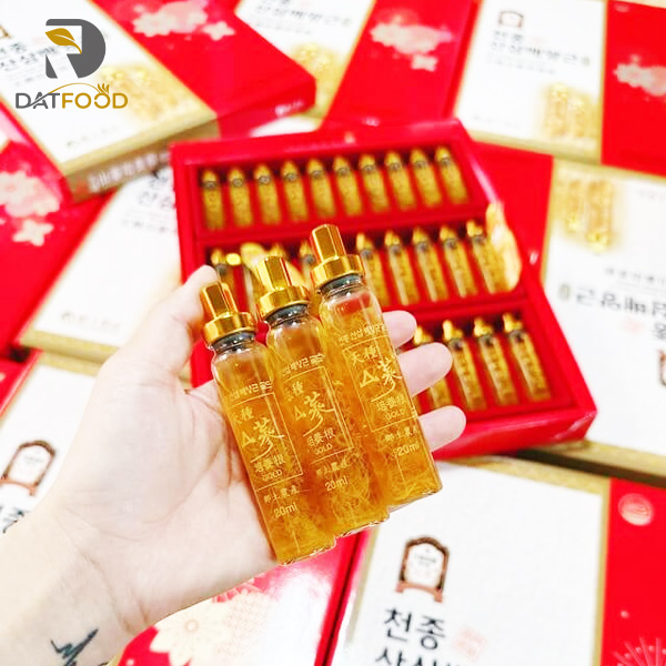 Nước hồng sâm núi Cheon Jong Tissue Hàn Quốc hộp giấy 30 ống x 20ml ...