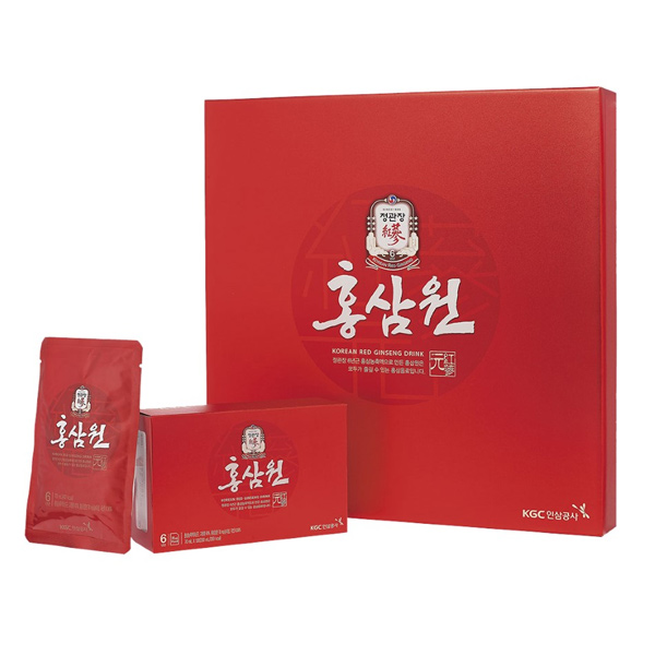 Nước hồng sâm Won KGC Hàn Quốc hộp 30 gói x 70ml – Đạt Food