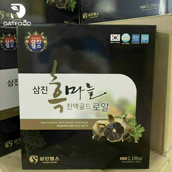 Nước tỏi đen Samjin Gold Royal Hàn Quốc hộp 30 gói x 70ml – Đạt Food