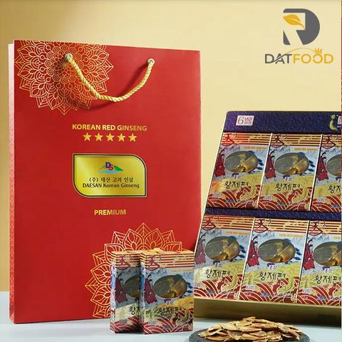 Sâm khô thái lát Daesan Hàn Quốc hộp 120g (10 hộp x 12g) – Đạt Food