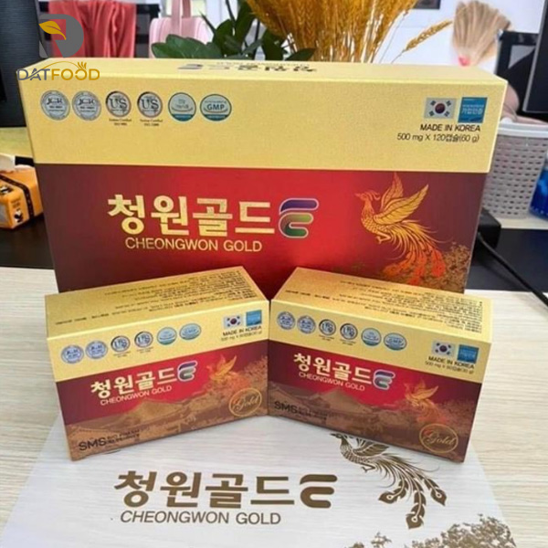 Tinh dầu thông đỏ chính phủ Cheongwon Gold Hàn Quốc 120 viên – Đạt Food