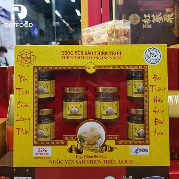 Yến Sào Thiên Triều cao cấp chưng đường phèn Gold - Đạt Food