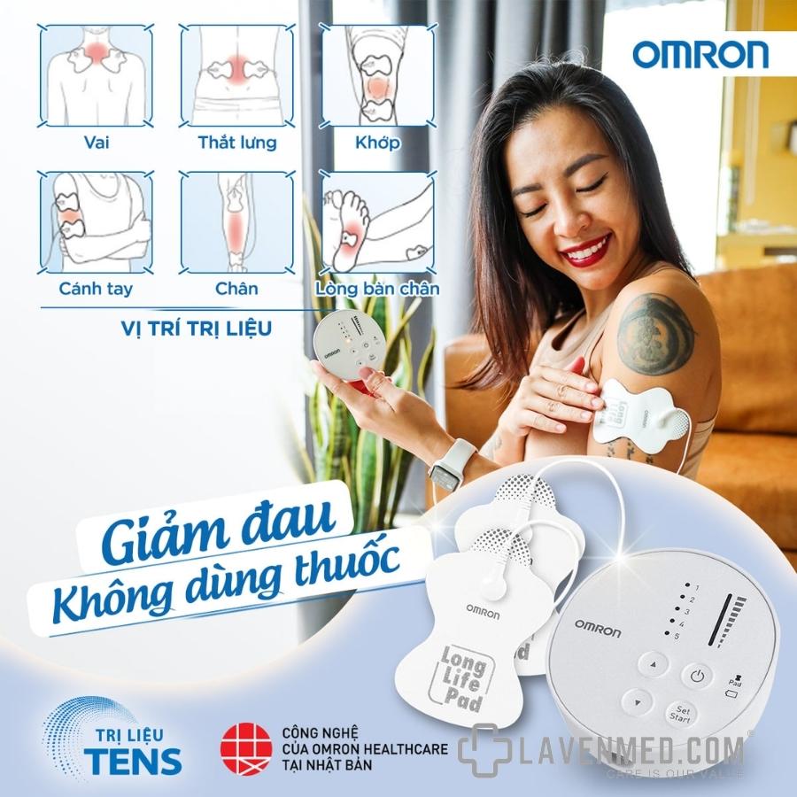 Máy massage xung điện Omron HV-F013 | Lavenmed.com