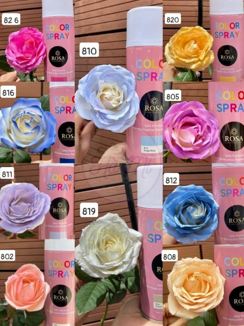 Spray paint fresh flowers, wax flowers – SUGAR MUMMY FLORIST & HAMPER