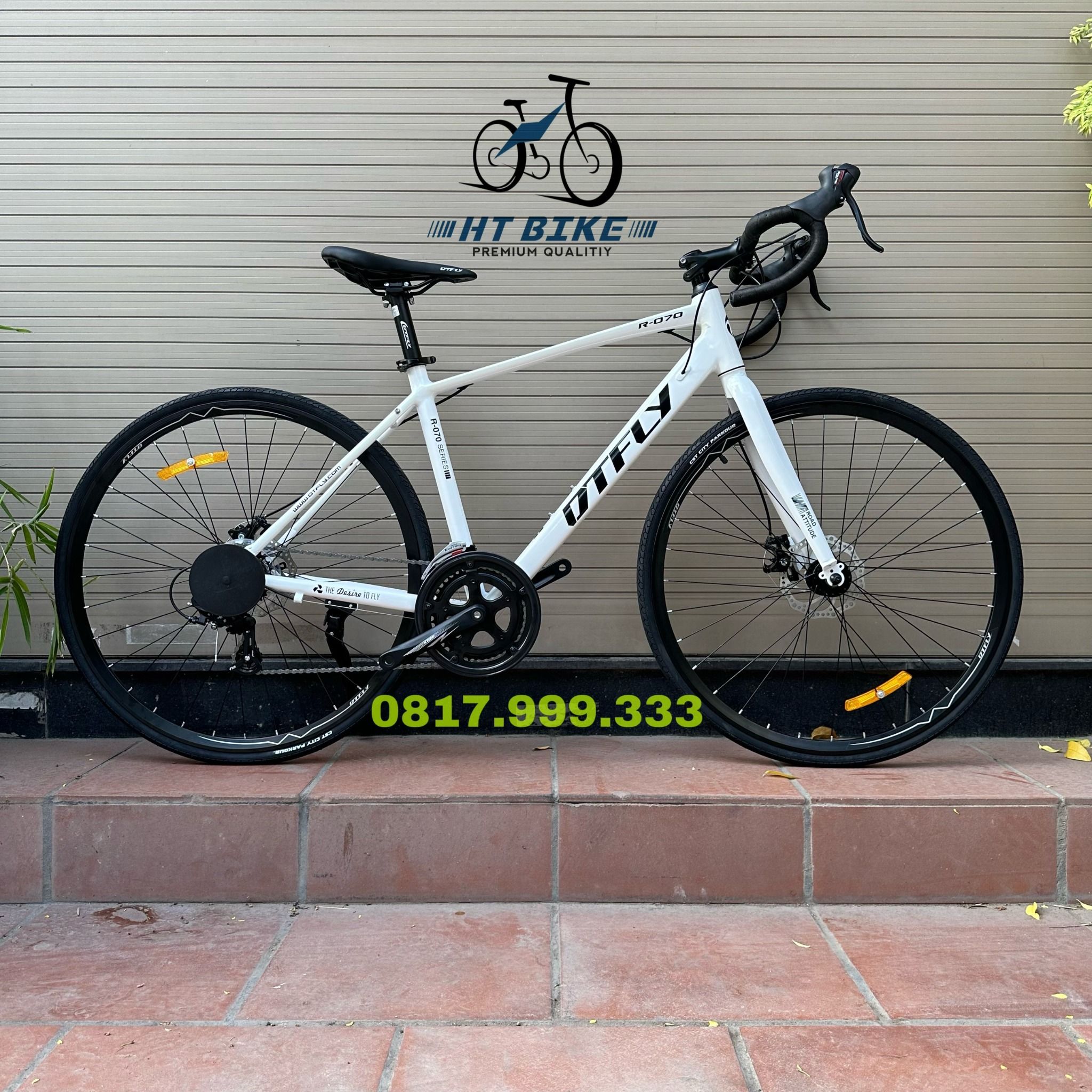 Xe Đạp Đua DTFLY R-070 – Khung Nhôm | Phanh Đĩa Cơ | Shimano – HT BIKE