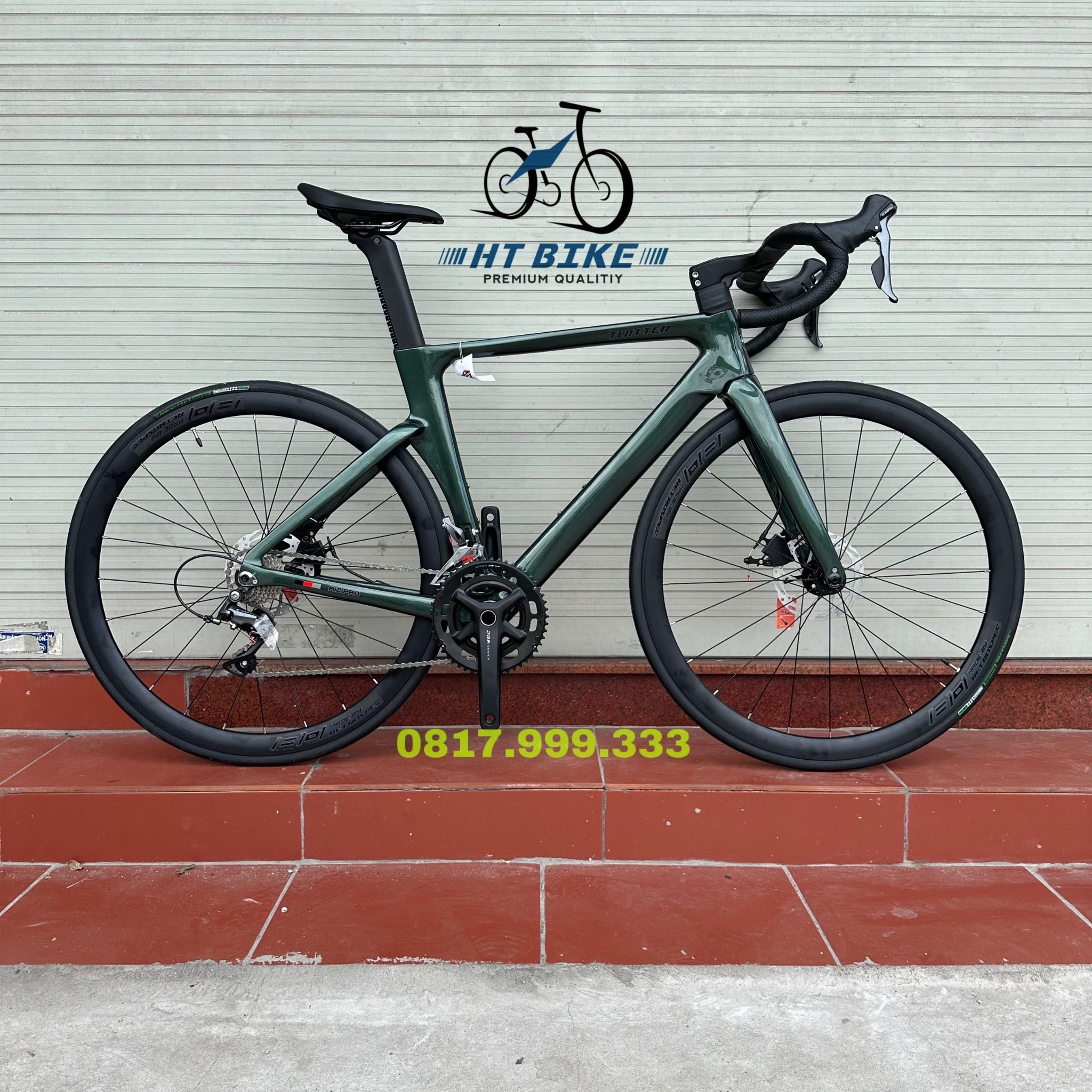 Xe đạp đua Road TWITTER R12 Pro 4 món carbon mới nhất 2025 | HT BIKE