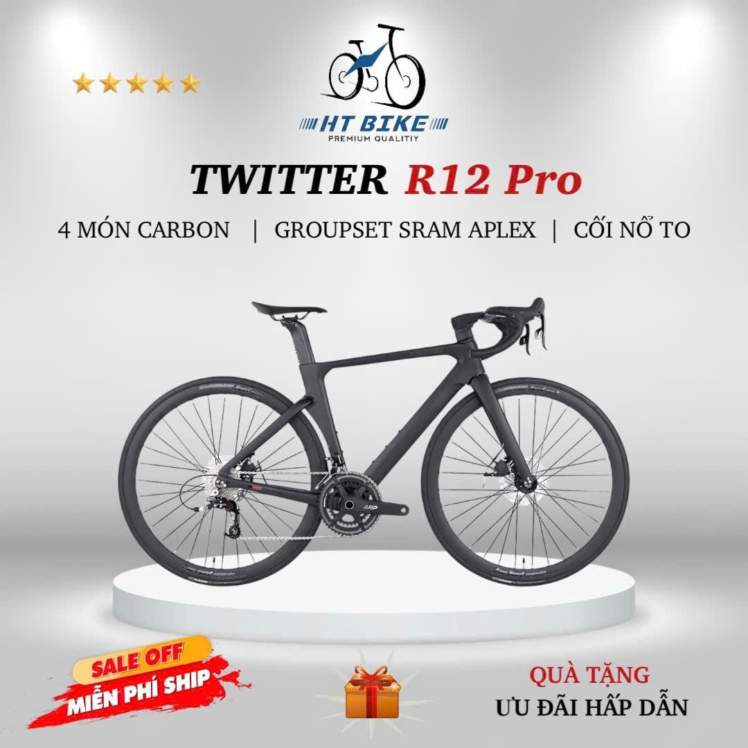 Xe đạp đua Road TWITTER R12 PRO GROUP RIVAL 22S – HT BIKE