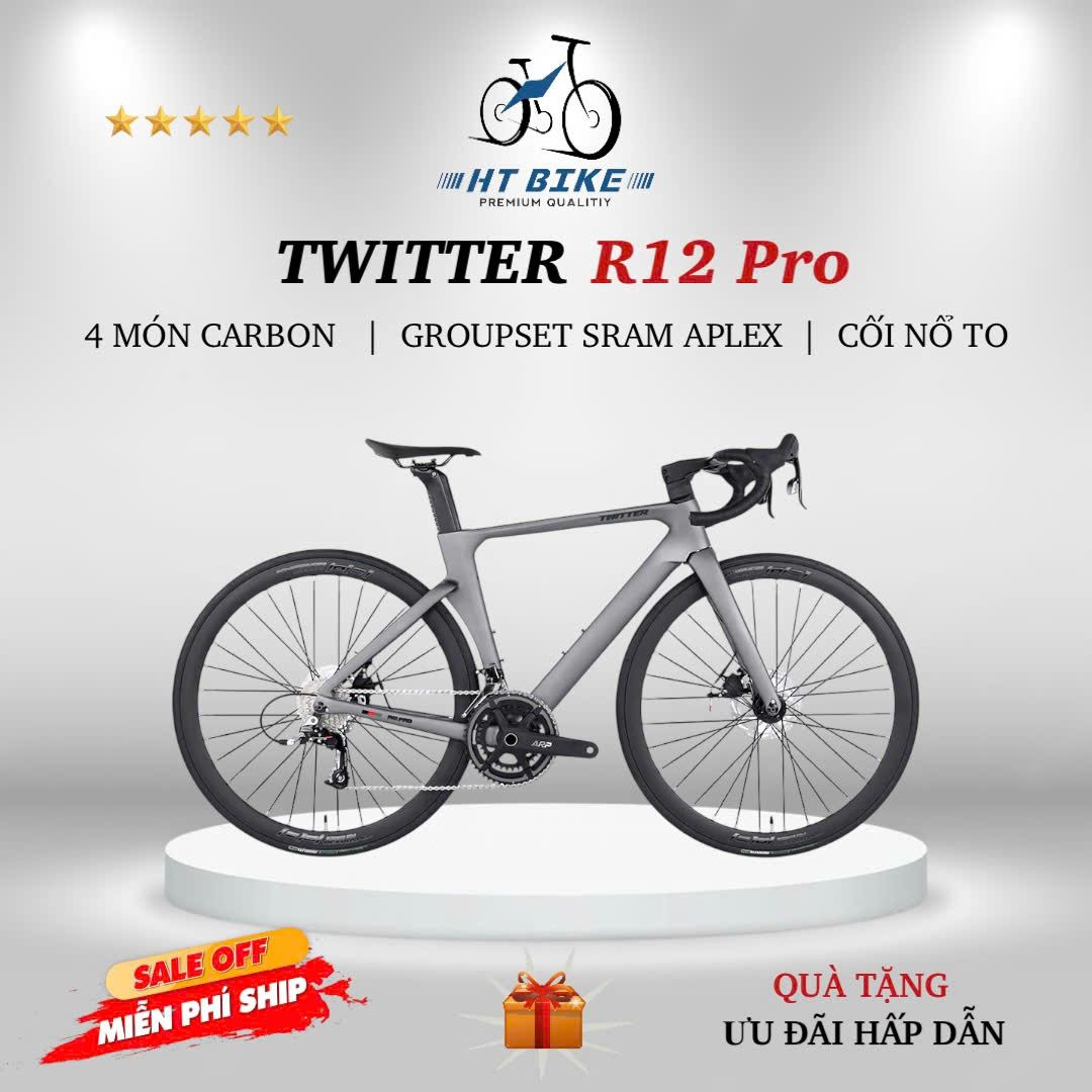 Xe đạp đua Road TWITTER R12 PRO GROUP RIVAL 22S – HT BIKE