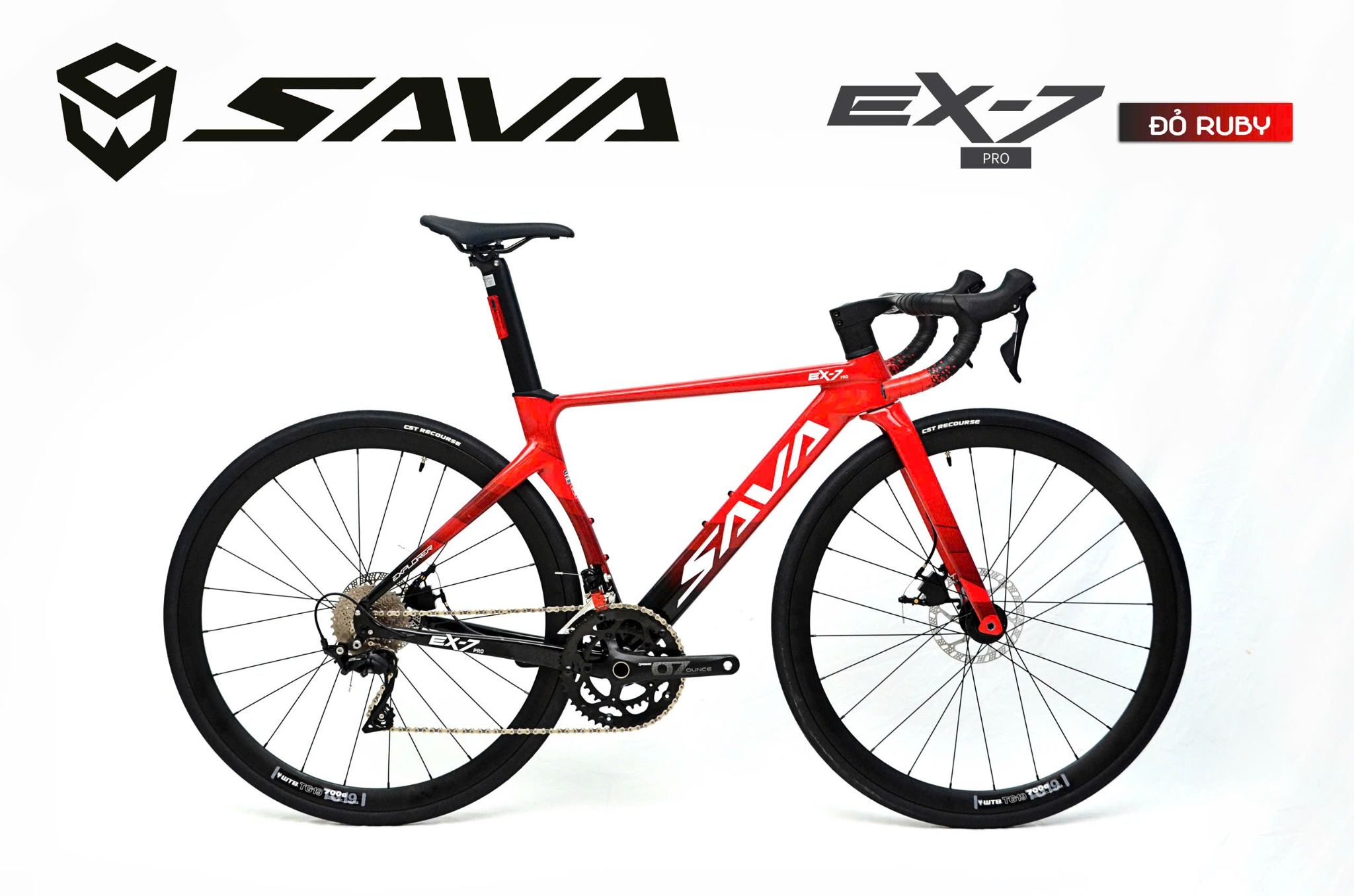 Xe đạp đua Road SAVA EX7 PRO mới nhất – HT BIKE