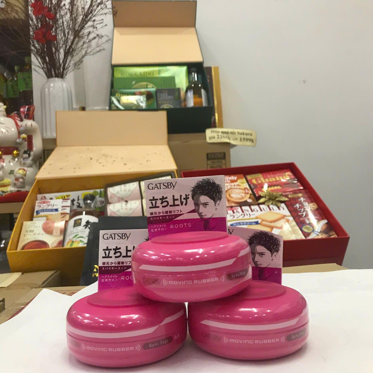 MANDOM- Gatsby Sáp Vuốt Đuôi Tóc Tạo Dáng Dựng 80g Giữ Nếp Suốt 24h