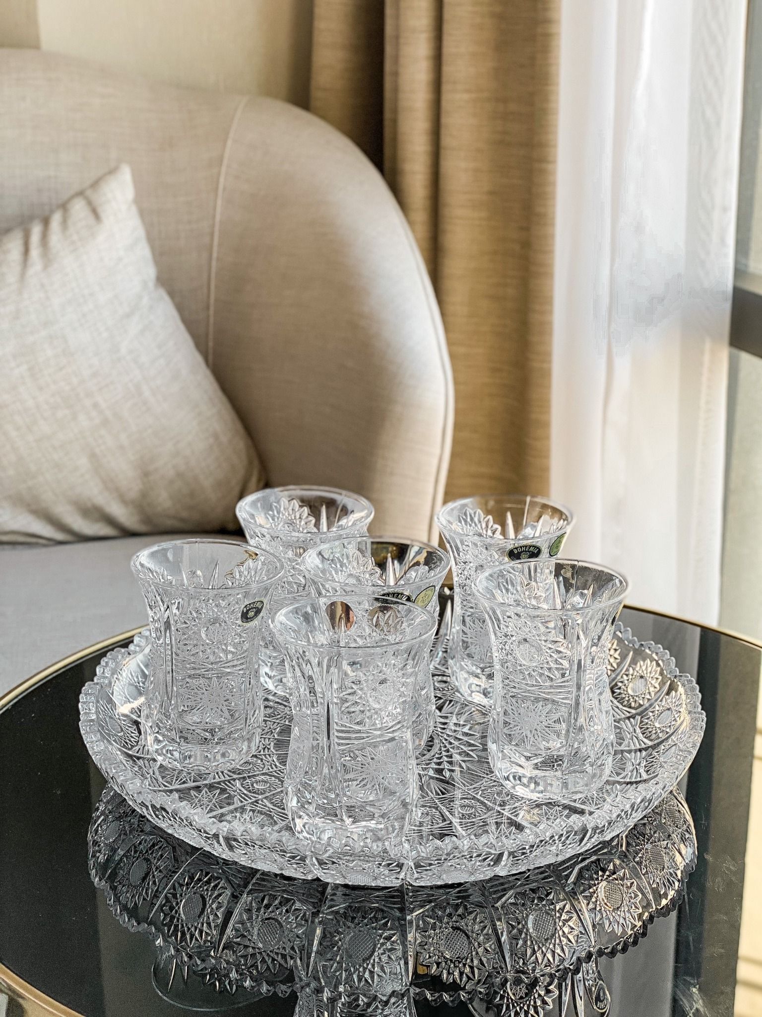 Bộ sét pha lê tách trà M57 – Sera