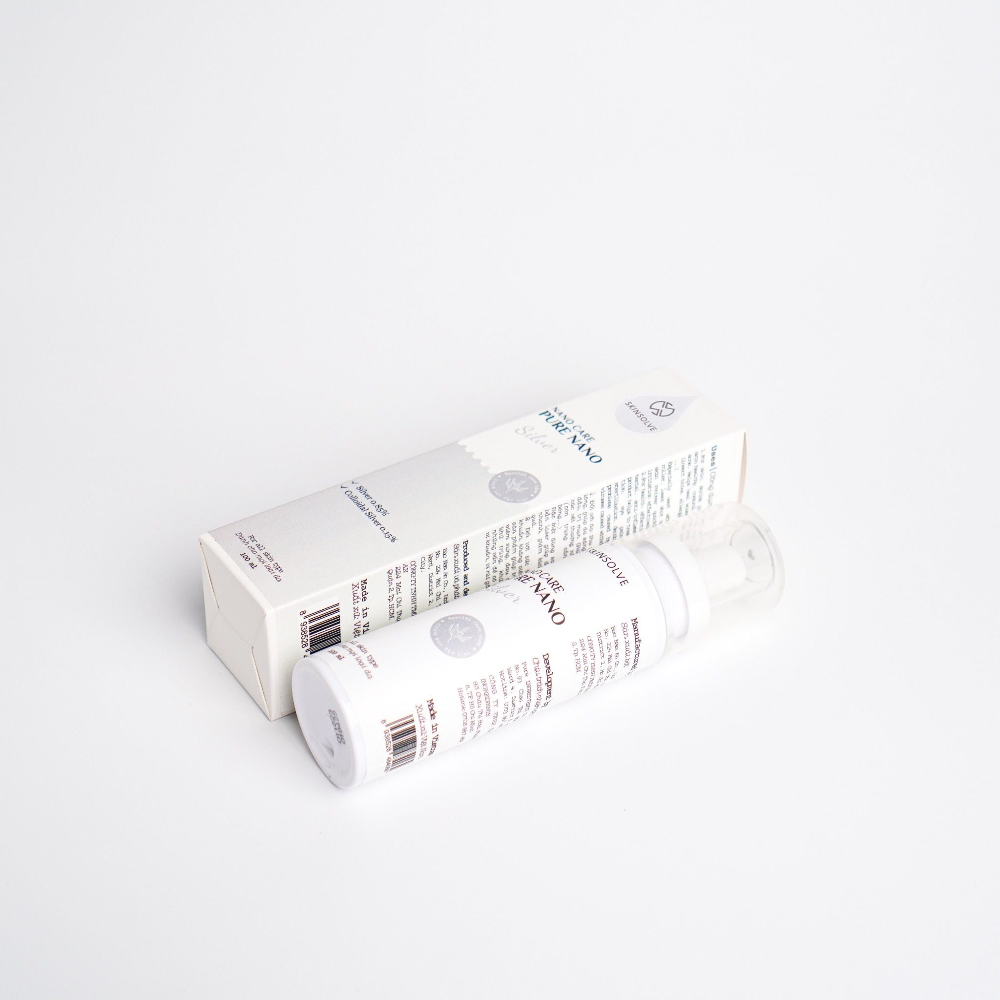 Nano Care Pure Nano Silver 100ml – Skinsolve