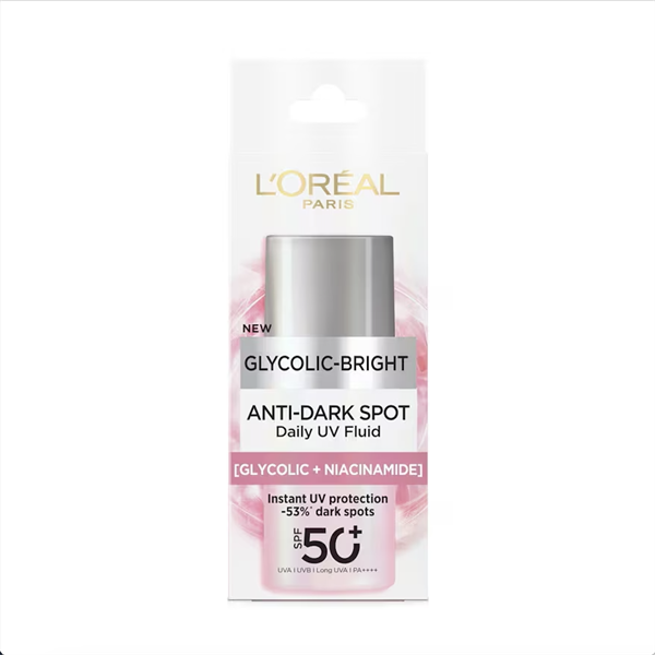 L'Oreal Paris UV Fluid Glycolic-Bright Anti-Dark Spot Daily SPF 50+ 50 mlLoreal - KCN GLYCOLIC ...