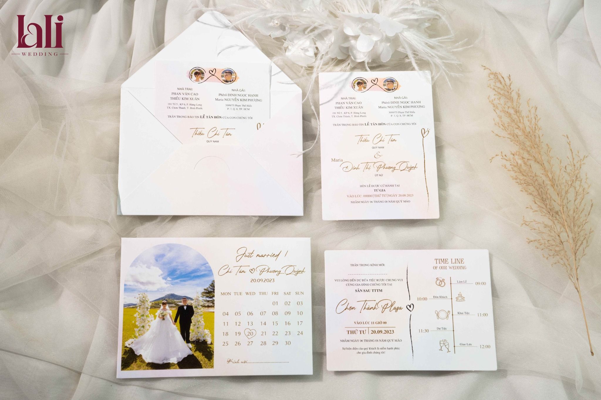 Thiệp cưới nhà Lali - Mẫu B0008 – Lali Wedding