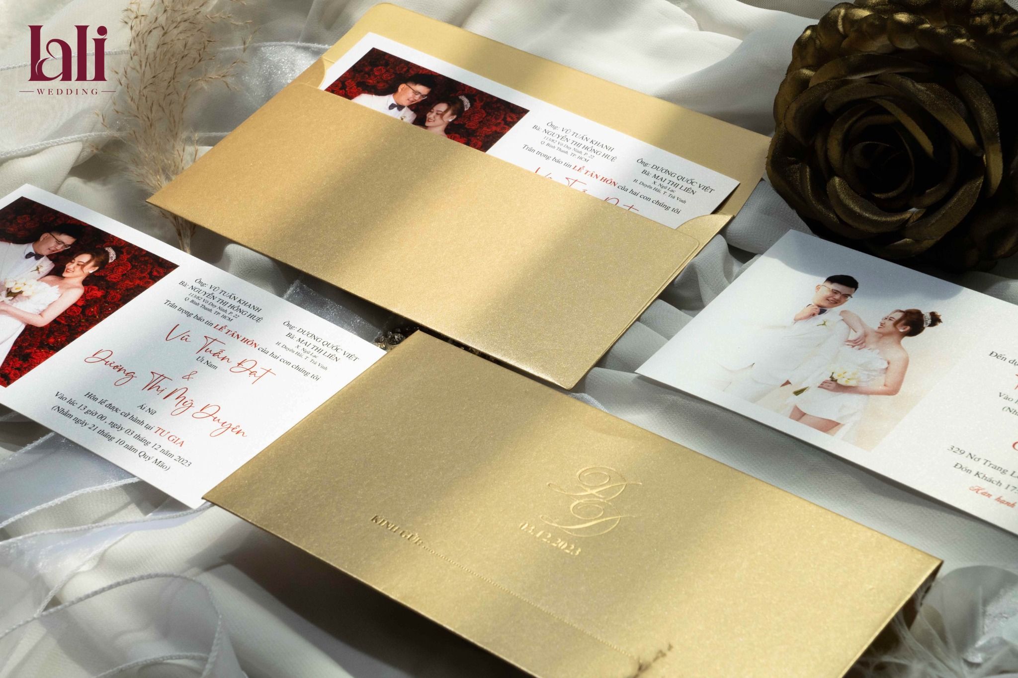 Thiệp cưới nhà Lali - Mẫu B0063 – Lali Wedding