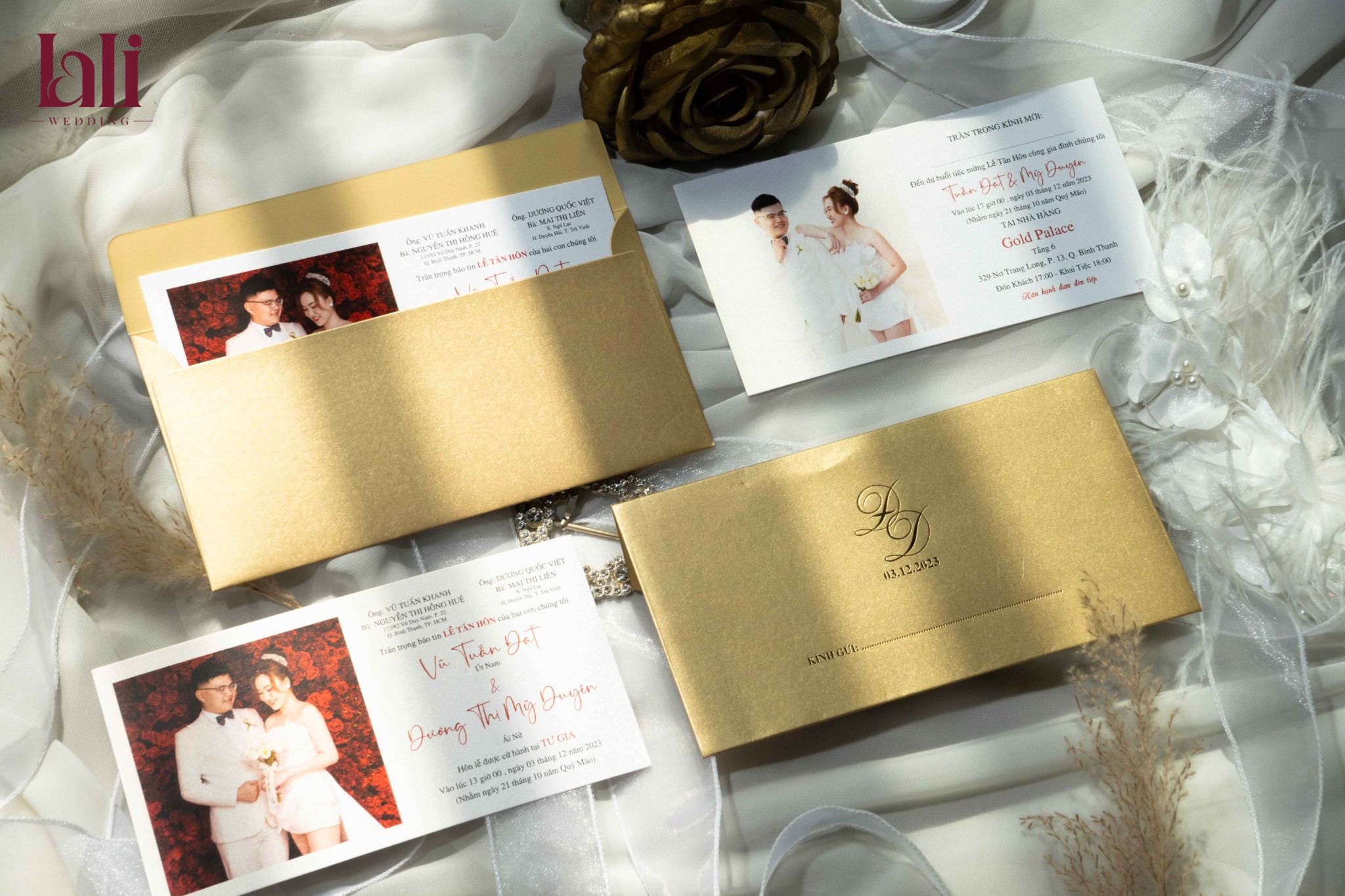 Thiệp cưới nhà Lali - Mẫu B0063 – Lali Wedding