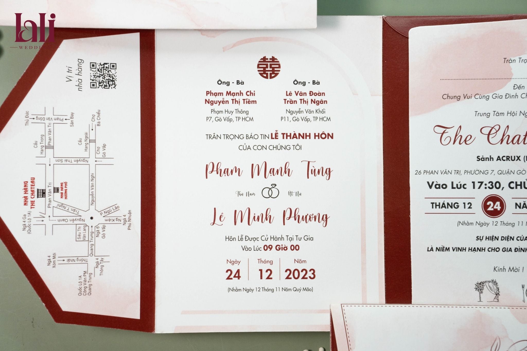 Thiệp cưới nhà Lali - Mẫu B0132 – Lali Wedding