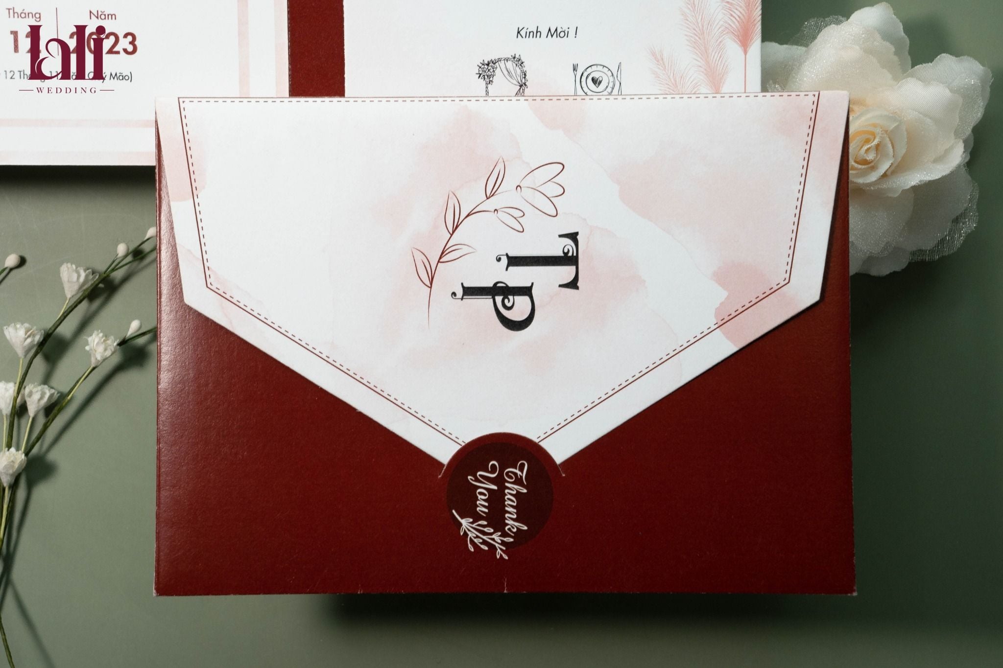 Thiệp cưới nhà Lali - Mẫu B0132 – Lali Wedding