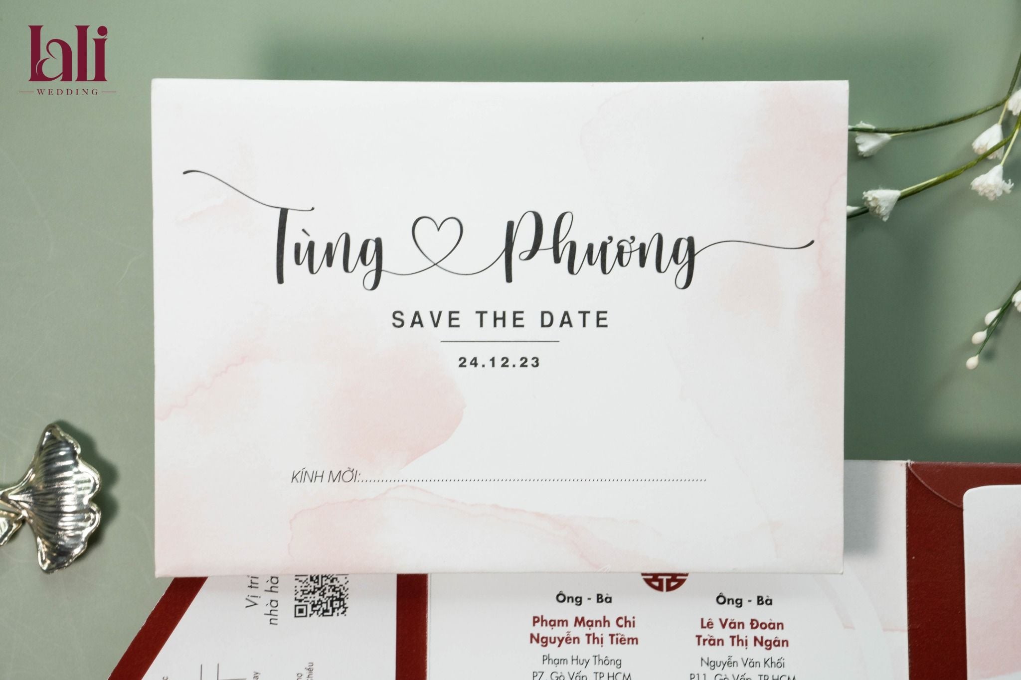 Thiệp cưới nhà Lali - Mẫu B0132 – Lali Wedding