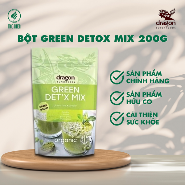 Bột Green Detox Mix 200gr - Dragon Superfood – Mộc Nhiên Vegan