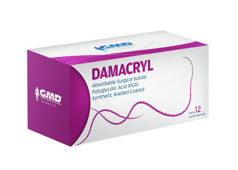 Chỉ tiêu tổng hợp đa sợi Polyglycolic acid DAMACRYL – Co.ltd