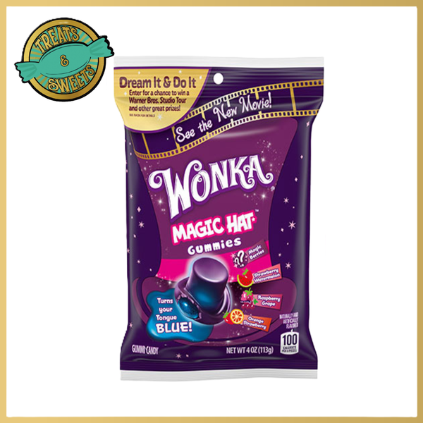T&S Wonka Magic Hat Gummies 113g– Treats & Sweets