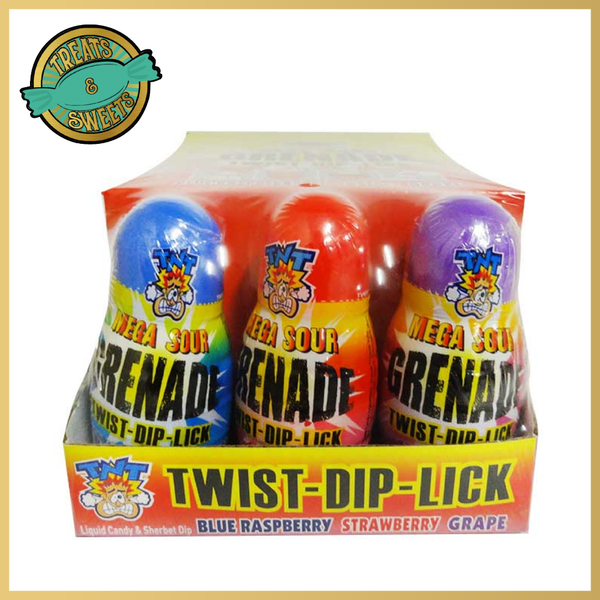 T&S TNT Mega Sour Grenade 50ml– Treats & Sweets