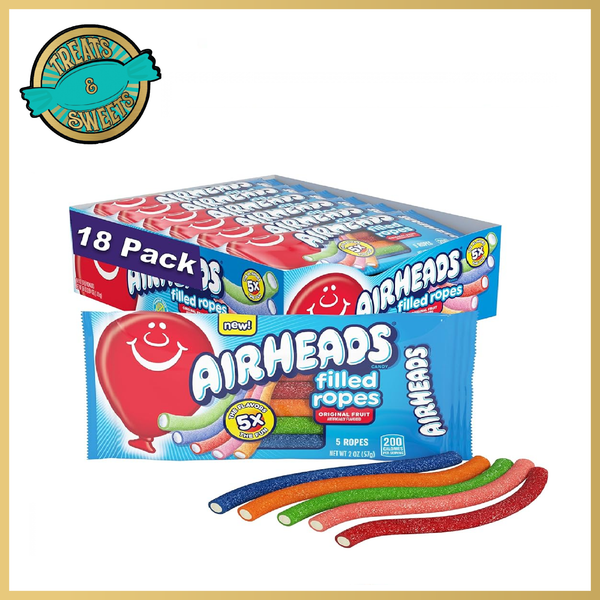 T&S Airheads Soft Filled Ropes 57g– Treats & Sweets