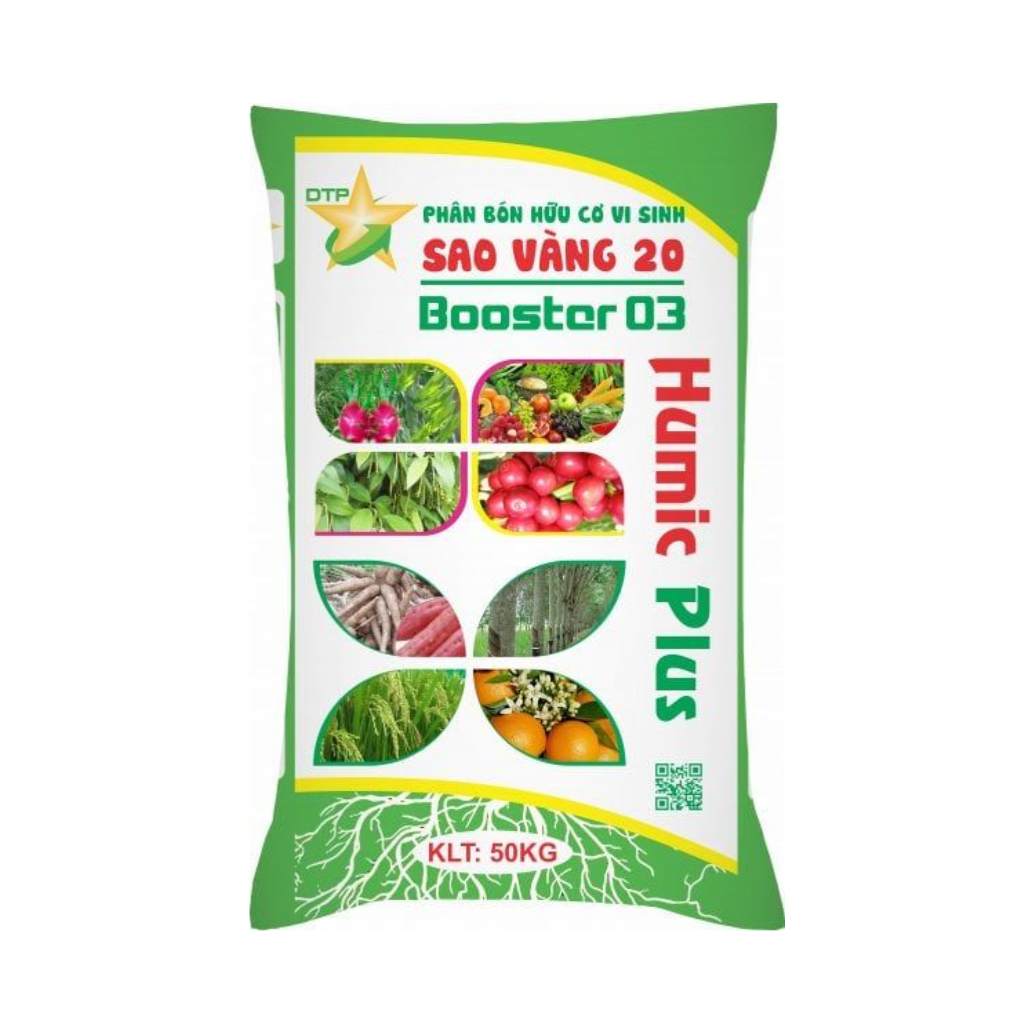 PHÂN HỮU CƠ VI SINH SAO VÀNG 20 – HUMIC PLUS – daithinhphat