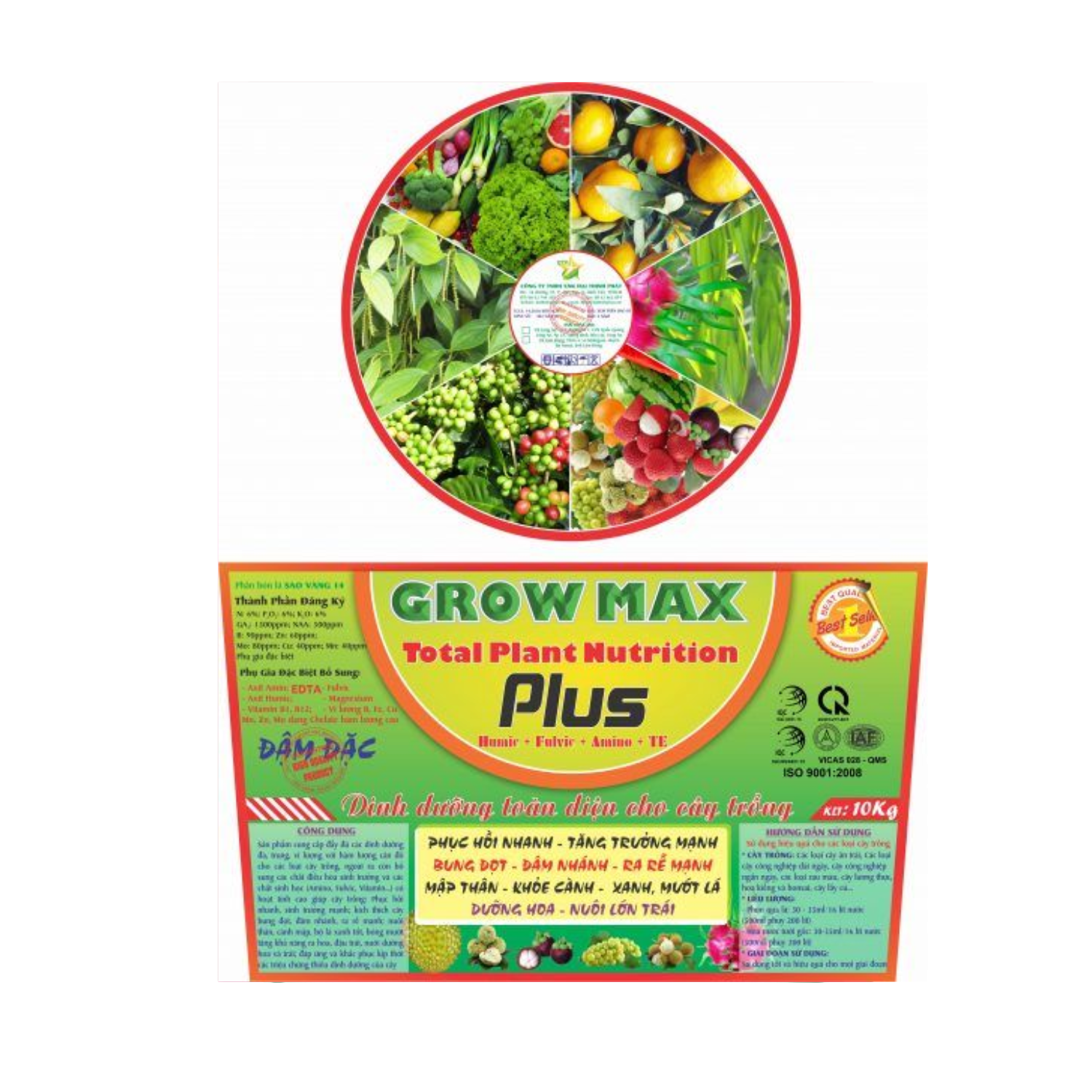 GROW MAX XÔ 10KG – daithinhphat