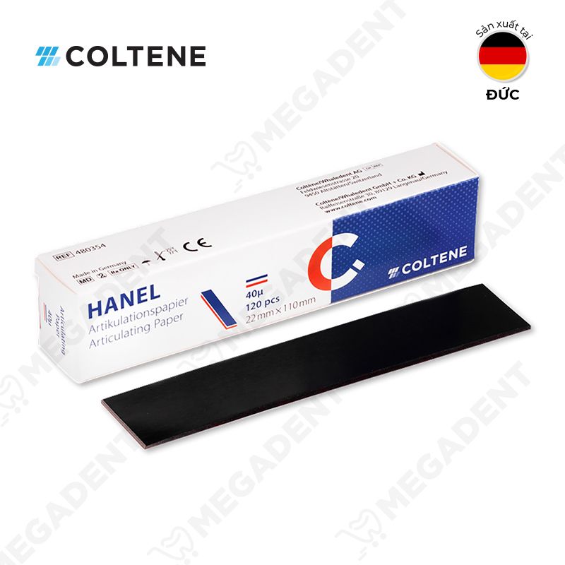 Hanel Articulating Paper 40µ Strips (22x110mm) - Giấy cắn mỏng chữ I ...